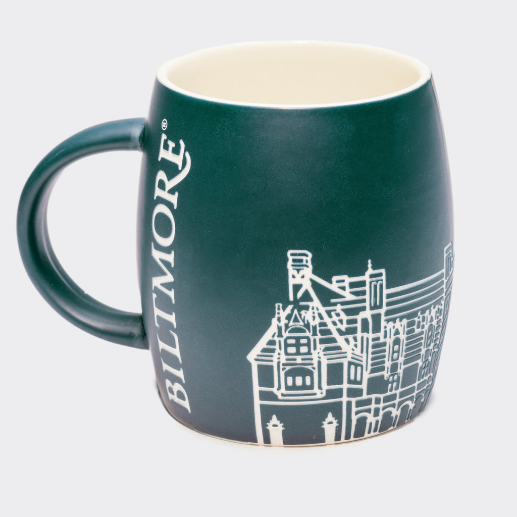 Biltmore® Etched House Teal Mug – Biltmore Shop