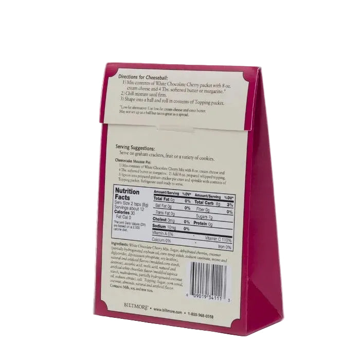 Biltmore® White Chocolate Cherry Cheeseball Mix – Biltmore Shop